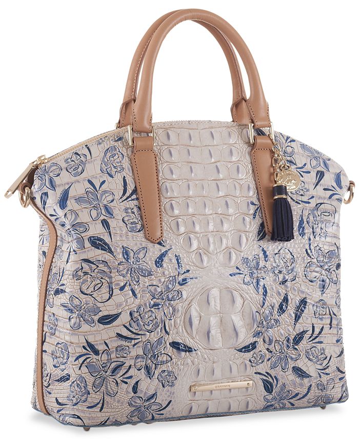 Brahmin Indigo Palaminto Satchel - Macy's