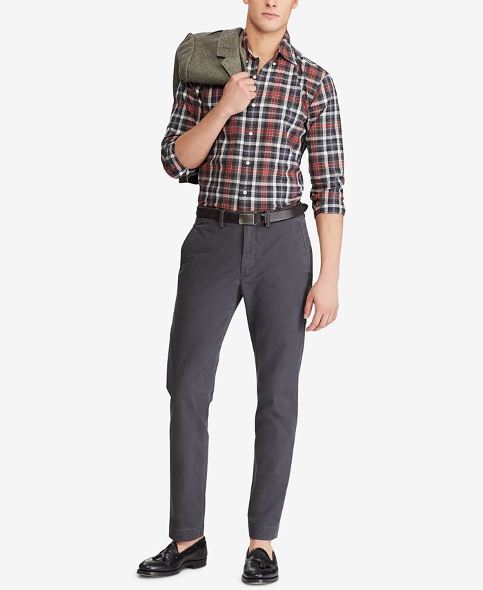 Polo Ralph Lauren Men's Bedford Stretch Straight Fit Chino Pants - Macy's