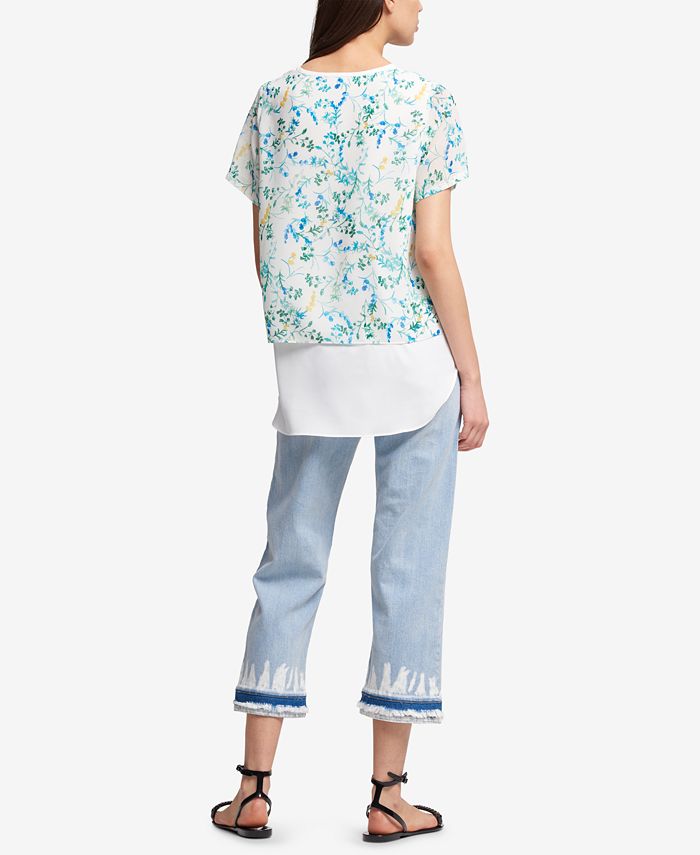 DKNY Layered-Look Top, Created for Macy's - Macy's