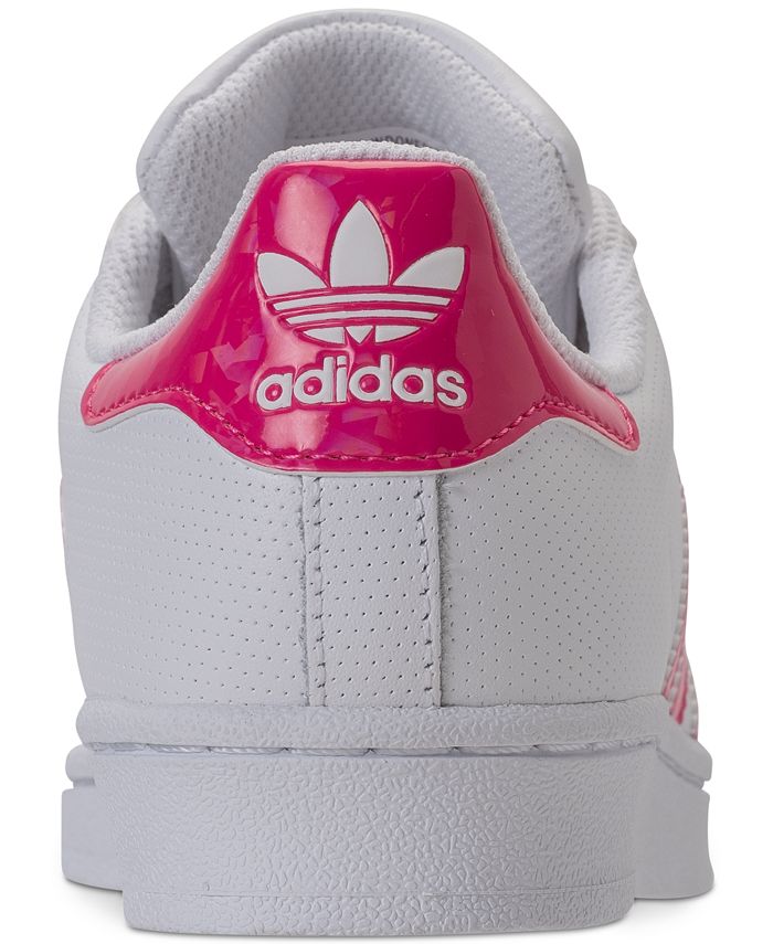adidas Big Girls' Superstar Casual Sneakers from Finish Line - Macy's