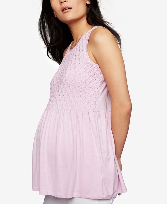 A Pea in the Pod Maternity Babydoll Blouse - Macy's