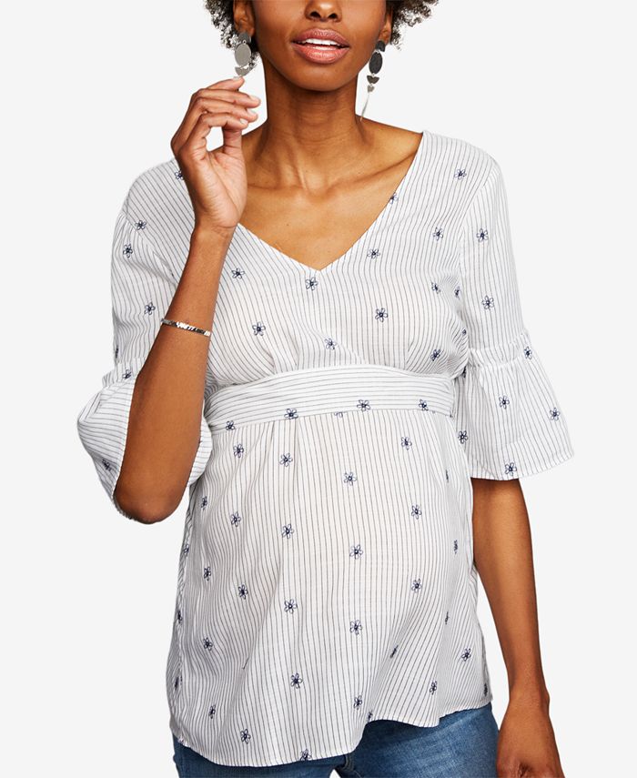 A Pea in the Pod Maternity Babydoll Blouse - Macy's