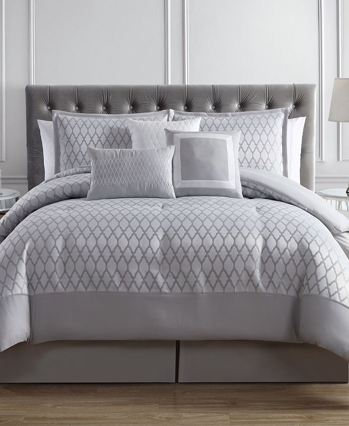 Ellison First Asia Patrice 7-Pc. King Comforter Set - Macy's