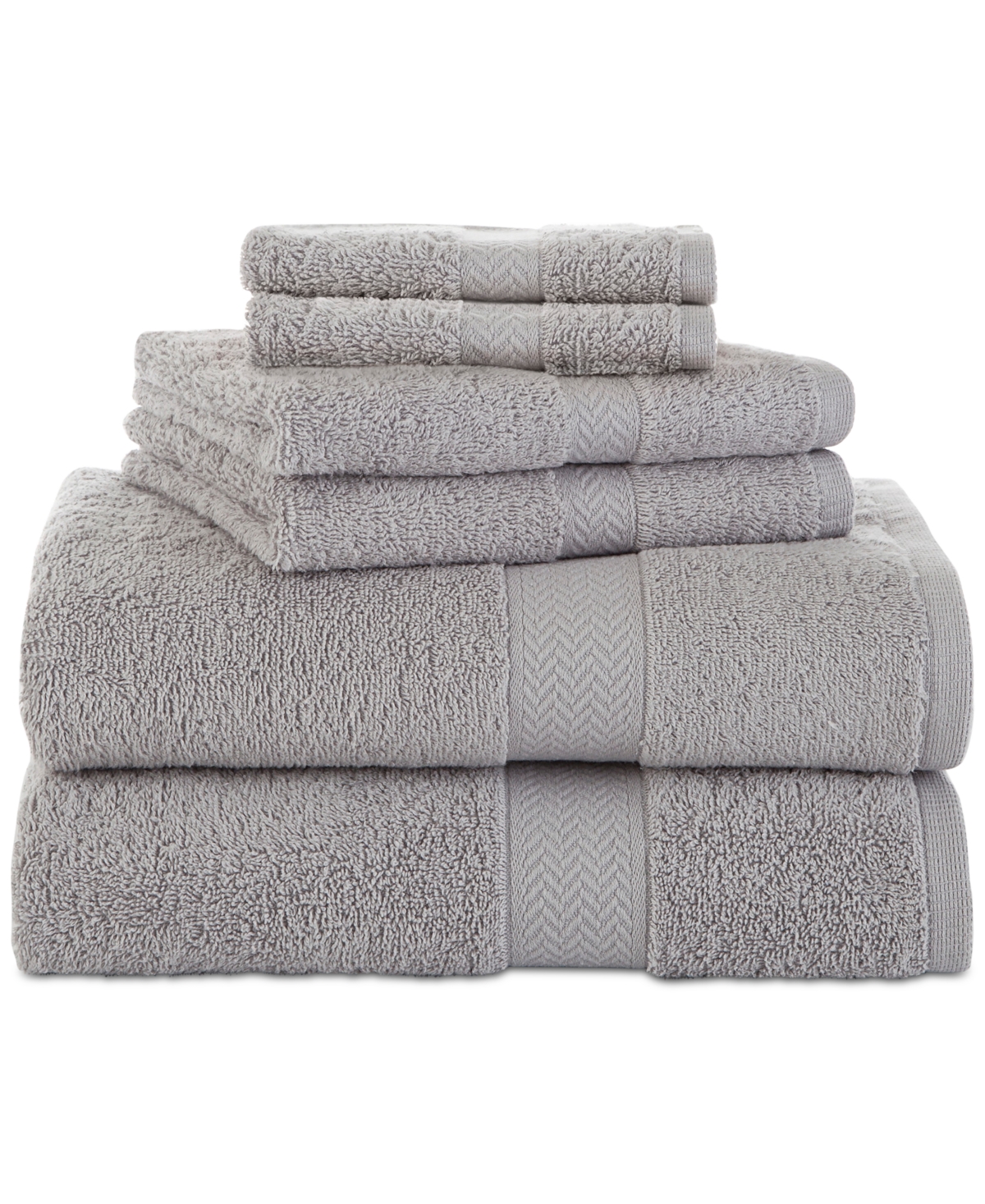 Click here for Martex 100 Ringspun Cotton 6-Pc. Towel Set - Silve... prices