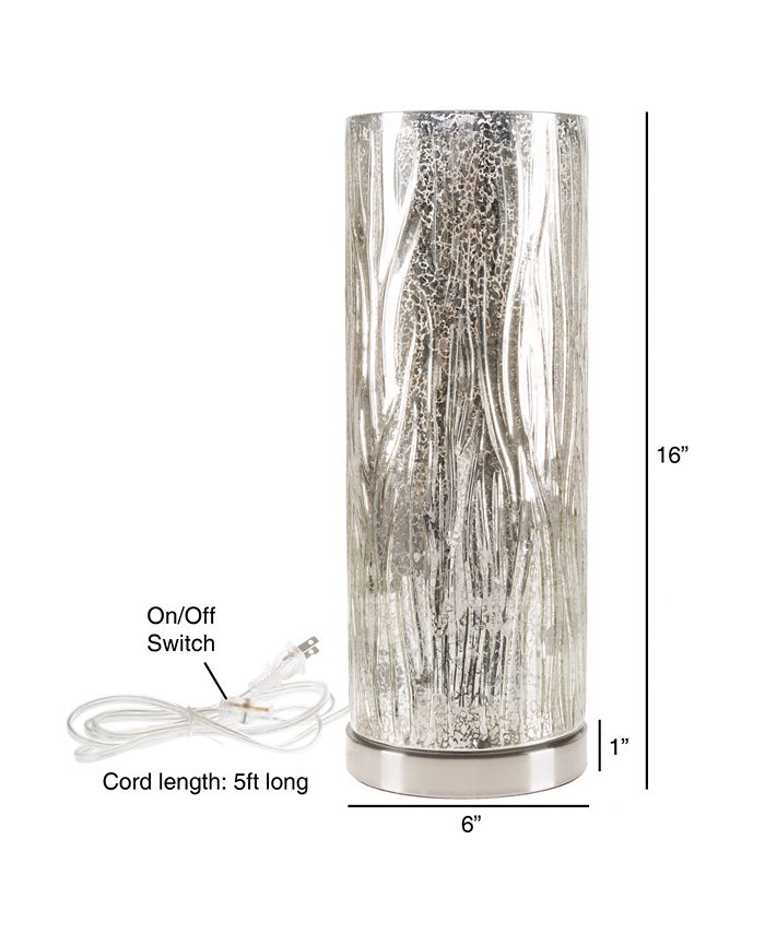 Lavish Home Tree Bark LED Table Lamp - Macy's