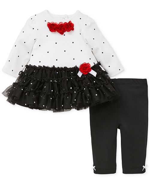 Little Me Baby Girls 2-Pc. Tutu Dress & Leggings Set & Reviews - Sets ...