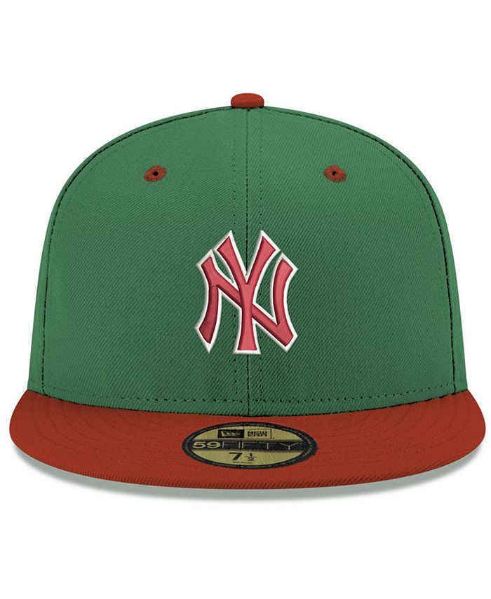 New Era New York Yankees Green Red 59FIFTY FITTED Cap - Macy's