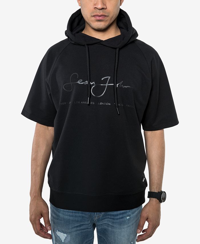 Sean John Men's Script Logo Hooded Sweatshirt - Macy's