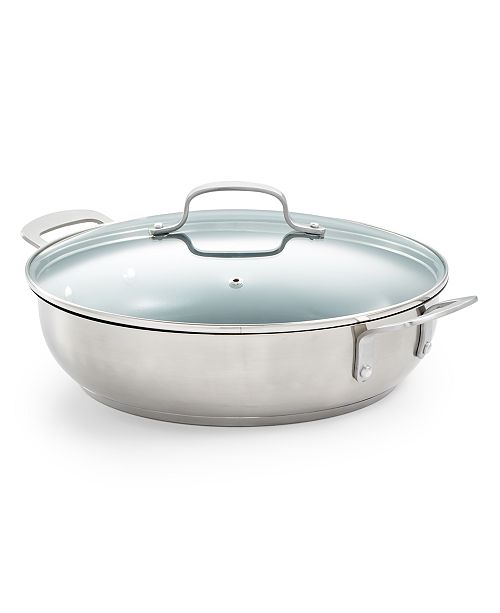 Martha Stewart Collection 5-Qt. Everyday Pan, Created for Macy's ...