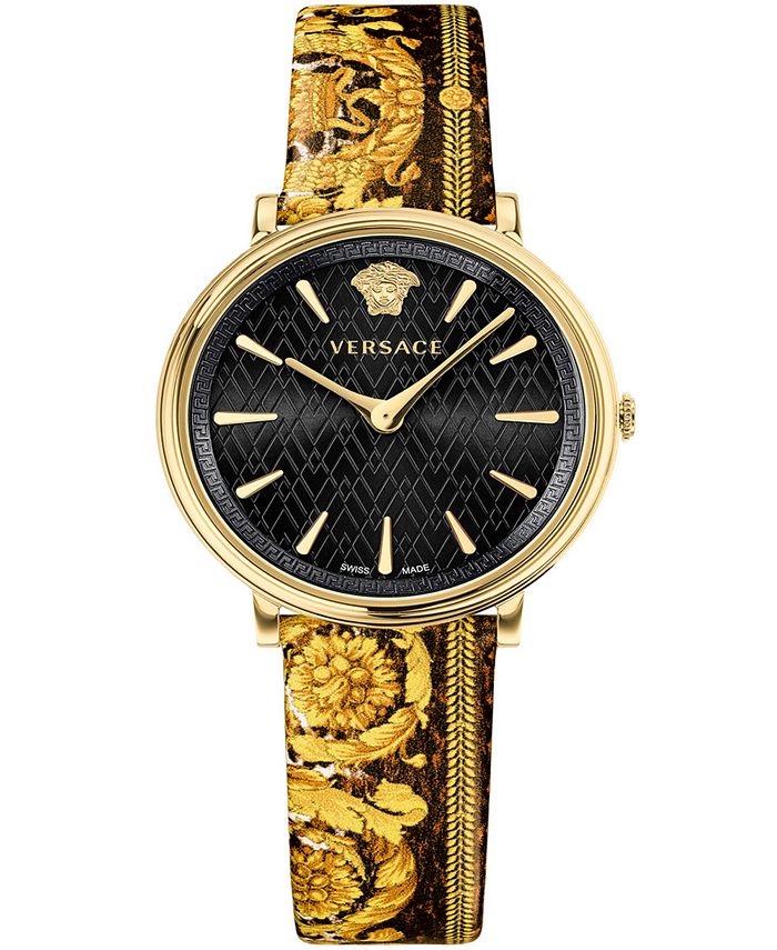 Versace Women's Swiss V-Circle Tribute Edition Baroque SS'92 Print ...
