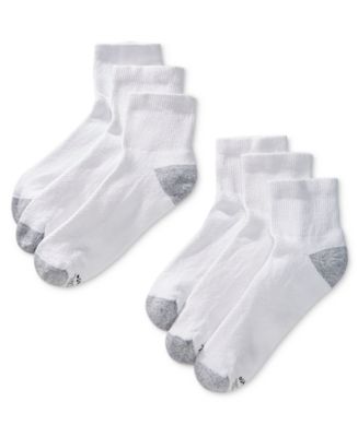 Hanes Men's 6-Pk. X-Temp Ankle Socks - Macy's