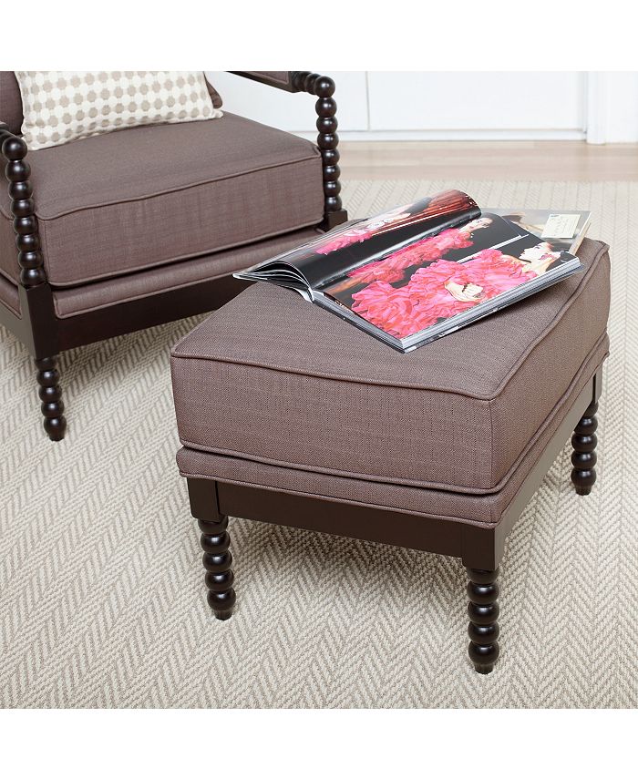 Studio Designs Home Colonnade Spindle Ottoman - Macy's