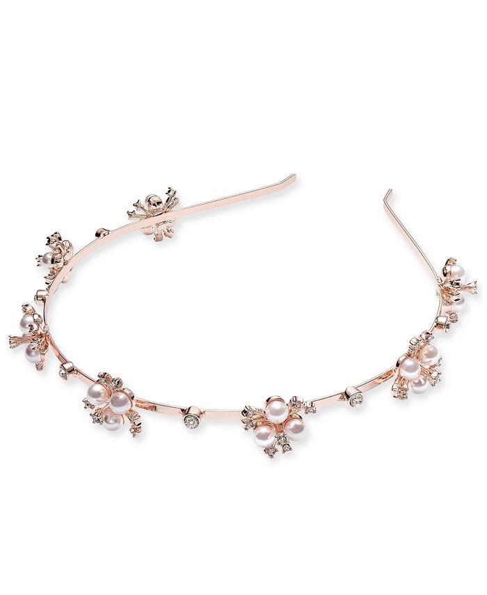 Inc International Concepts I N C Rose Gold Tone Crystal And Imitation