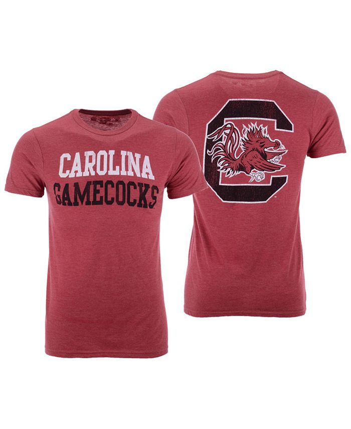 Retro Brand Men's South Carolina Gamecocks Team Stacked Dual Blend T ...