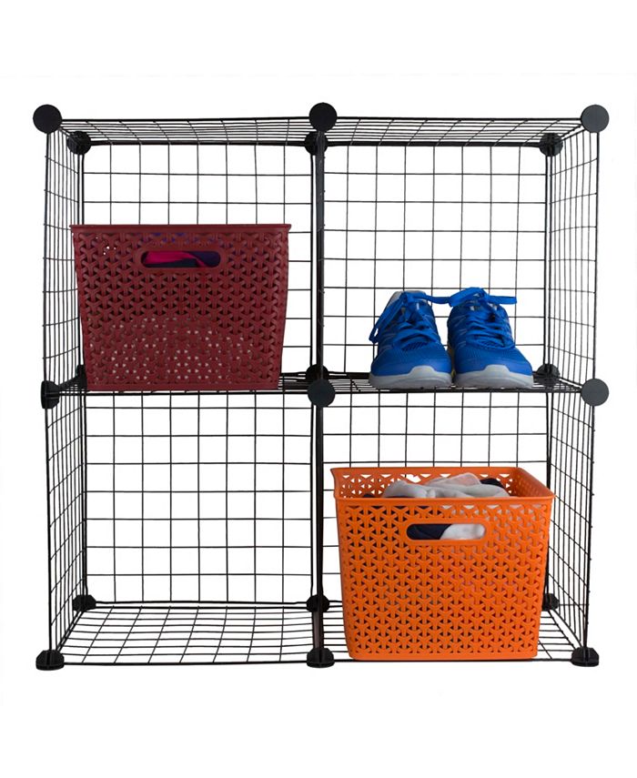 Home Basics Wired Cube Set - Macy's