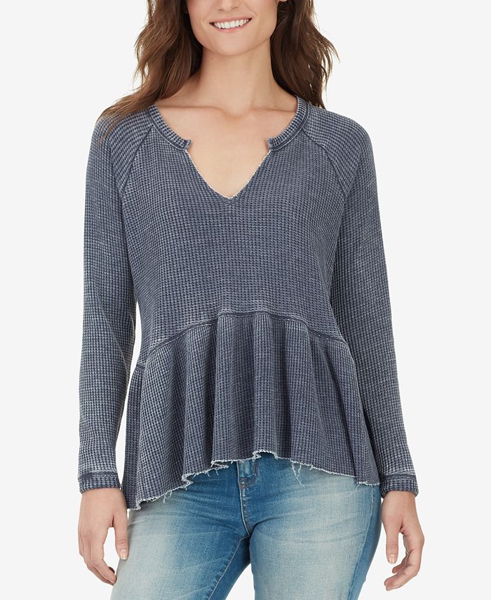 WILLIAM RAST Gryphon Peplum Top - Macy's