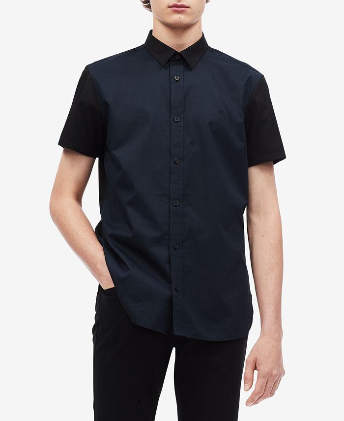 Calvin Klein Men's Colorblocked Shirt - Macy's