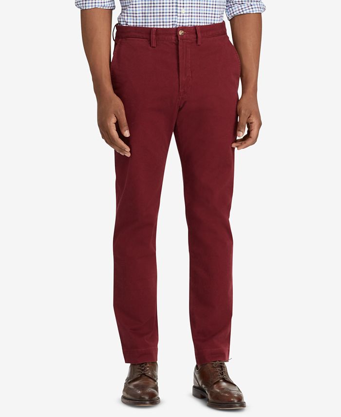 Polo Ralph Lauren Men's Straight Fit Chino Pants - Macy's
