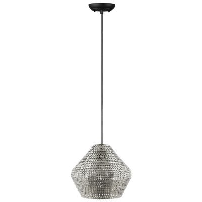 Modern Bohemian Crown Hanging Pendant Light Lamp - Nickel - Macy's