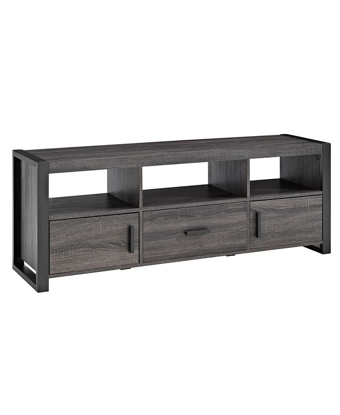 Walker Edison 60" TV Stand Console - Charcoal - Macy's