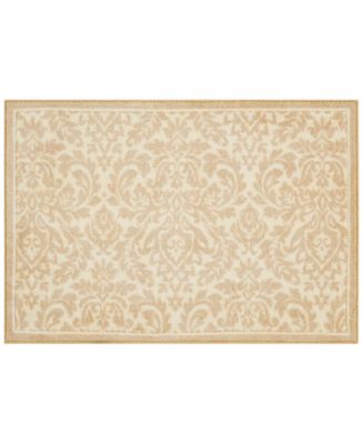 CLOSEOUT! Nourison Waverly Damask 24" x 36" Accent Rug - Macy's