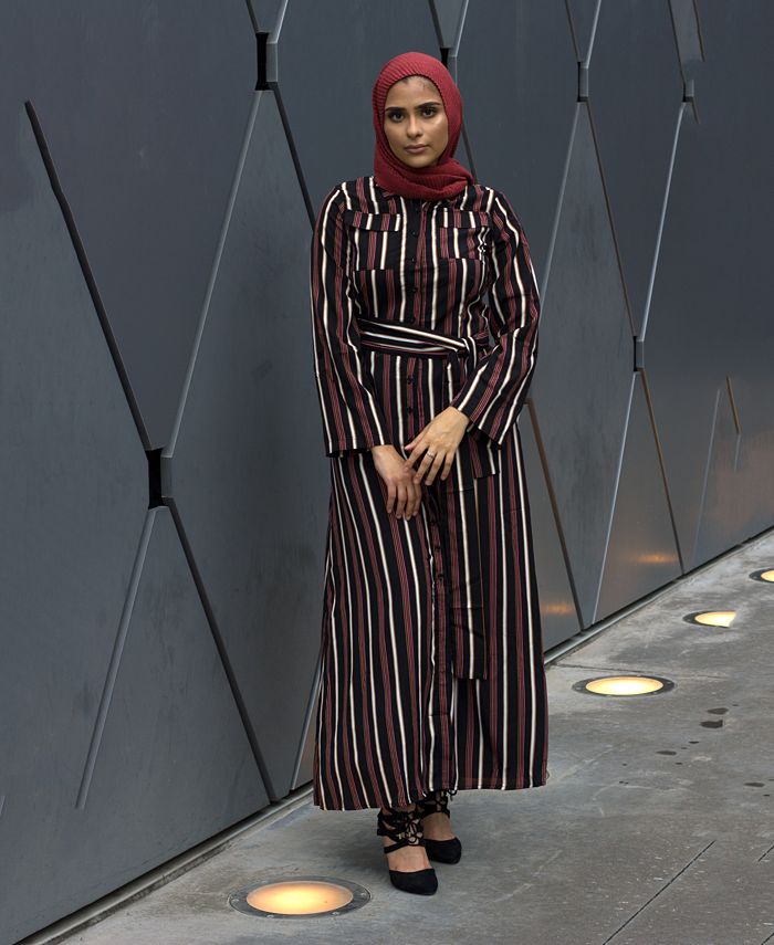 Verona Collection Striped Maxi Dress - Macy's