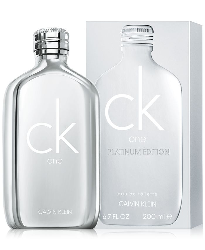 Calvin Klein CK One Platinum Edition Eau de Toilette Spray, 6.7-oz ...