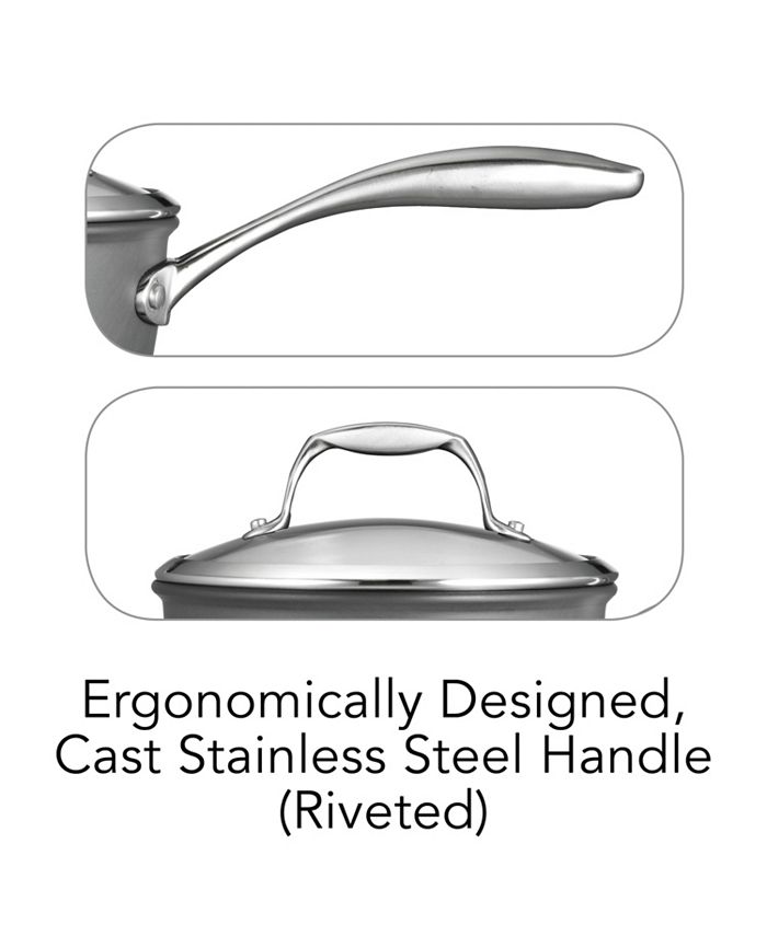 Tramontina Gourmet Hard Anodized 3 Quart Covered Sauce Pan - Macy's Tramontina Gourmet Hard Anodized 3 Quart Covered Sauce Pan - Macy's