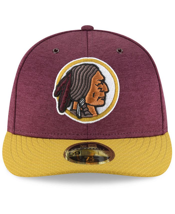 New Era Washington Redskins On Field Low Profile Sideline Home 59FIFTY ...