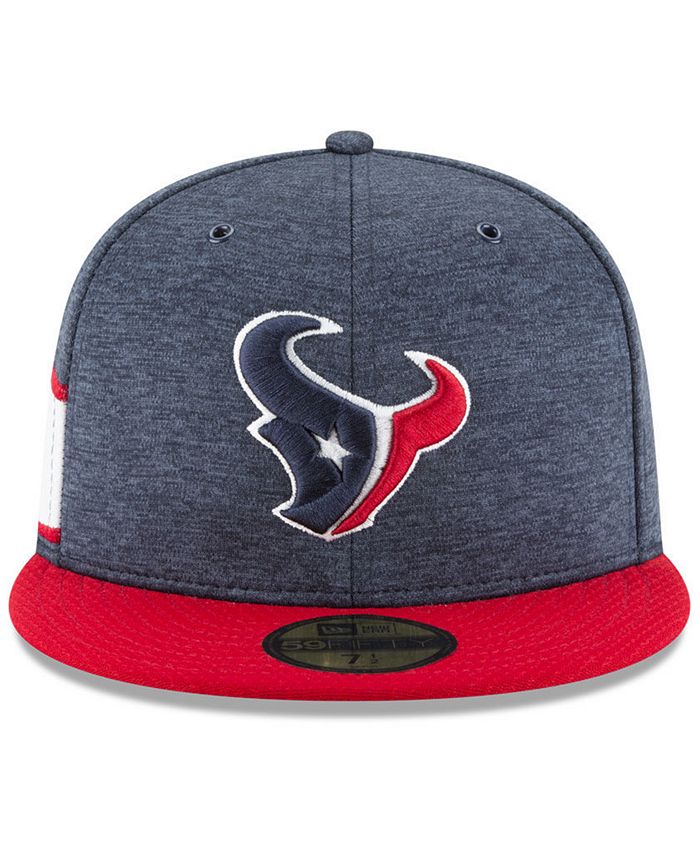 New Era Houston Texans On Field Sideline Home 59FIFTY FITTED Cap - Macy's