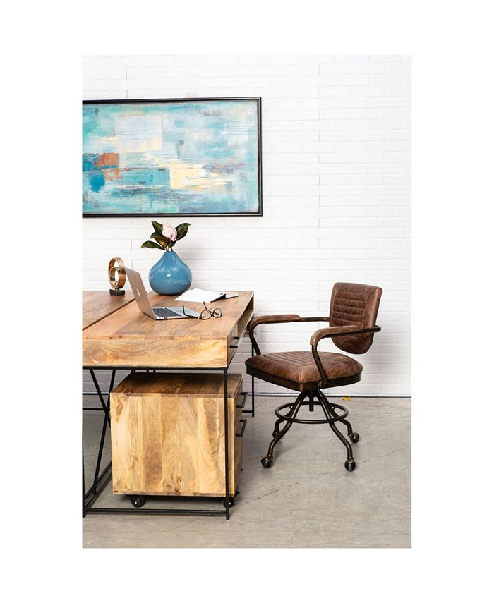 Moe's Home Collection Foster Desk Chair - Soft Brown - Macy's
