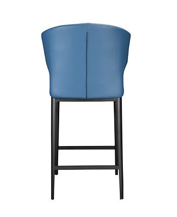 Moe's Home Collection Delaney Counter Stool Steel Blue - Macy's