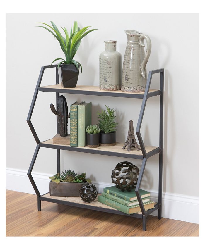 Aspire Home Accents Avalon 3-Shelf Industrial Rack - Macy's