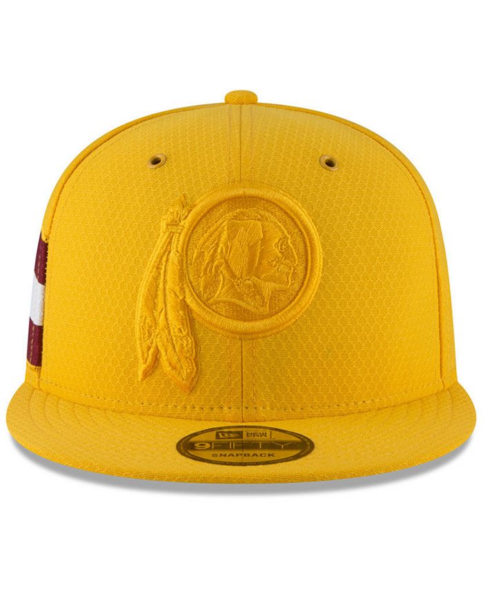 New Era Washington Redskins On Field Color Rush 9FIFTY Snapback Cap ...