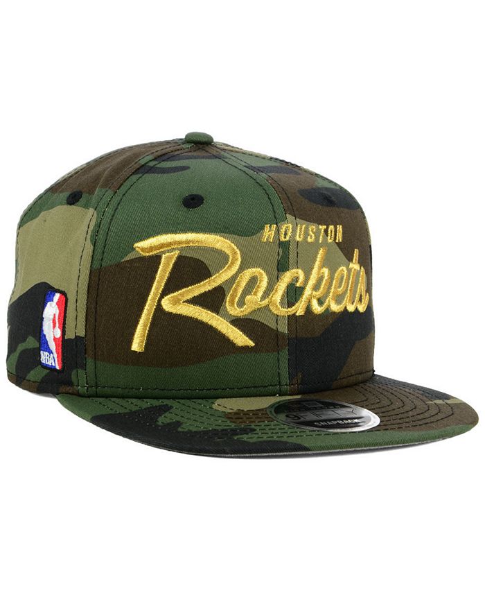 New Era Houston Rockets Classic Script 9FIFTY Snapback Cap - Macy's