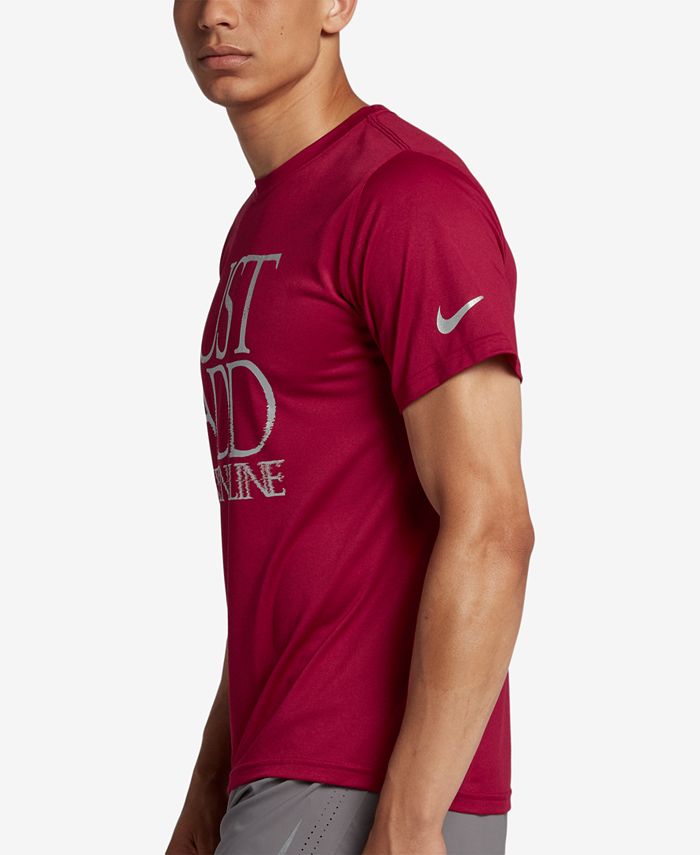 Nike Men's Dry Graphic Running T-Shirt - Macy's