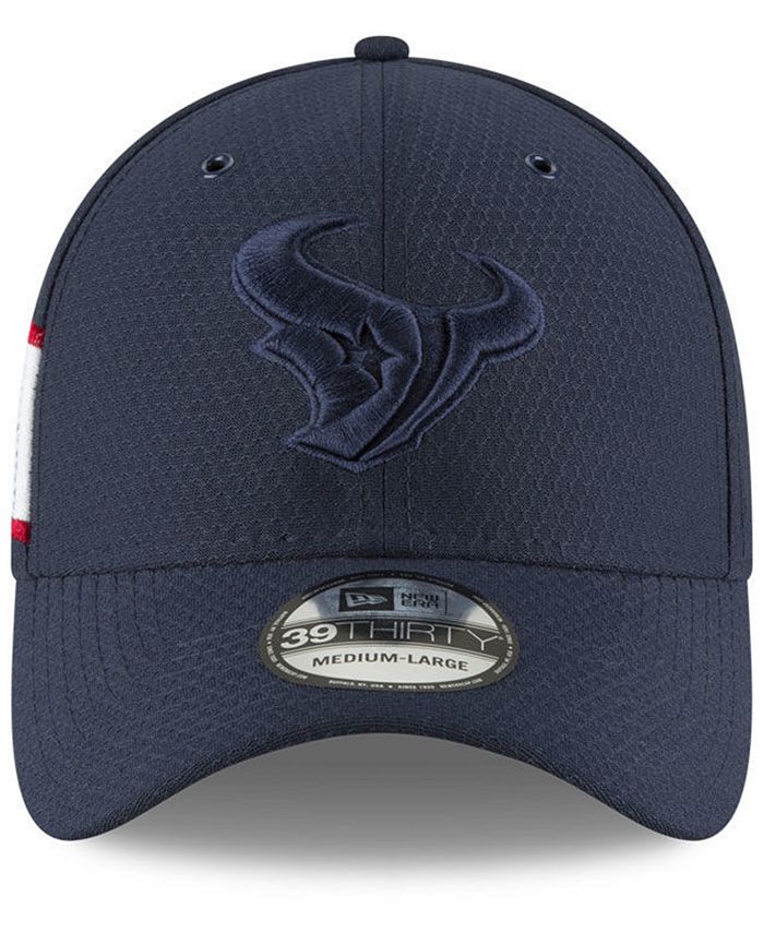 New Era Houston Texans Official Color Rush 39THIRTY Stretch Fitted Cap ...