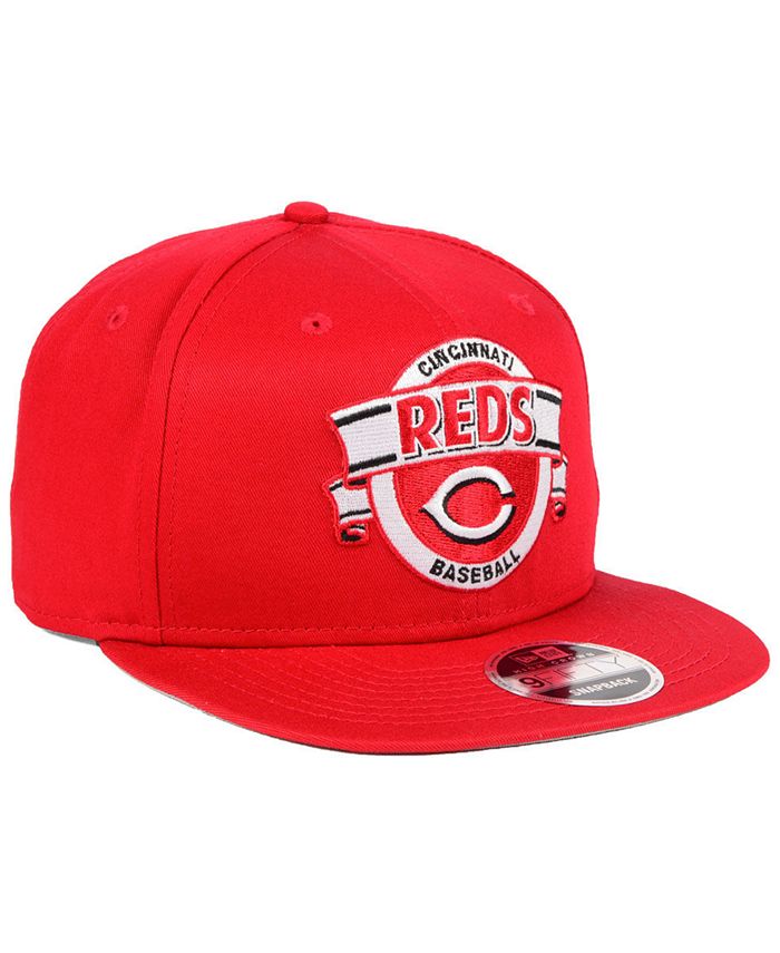 New Era Cincinnati Reds Banner 9FIFTY Snapback Cap - Macy's