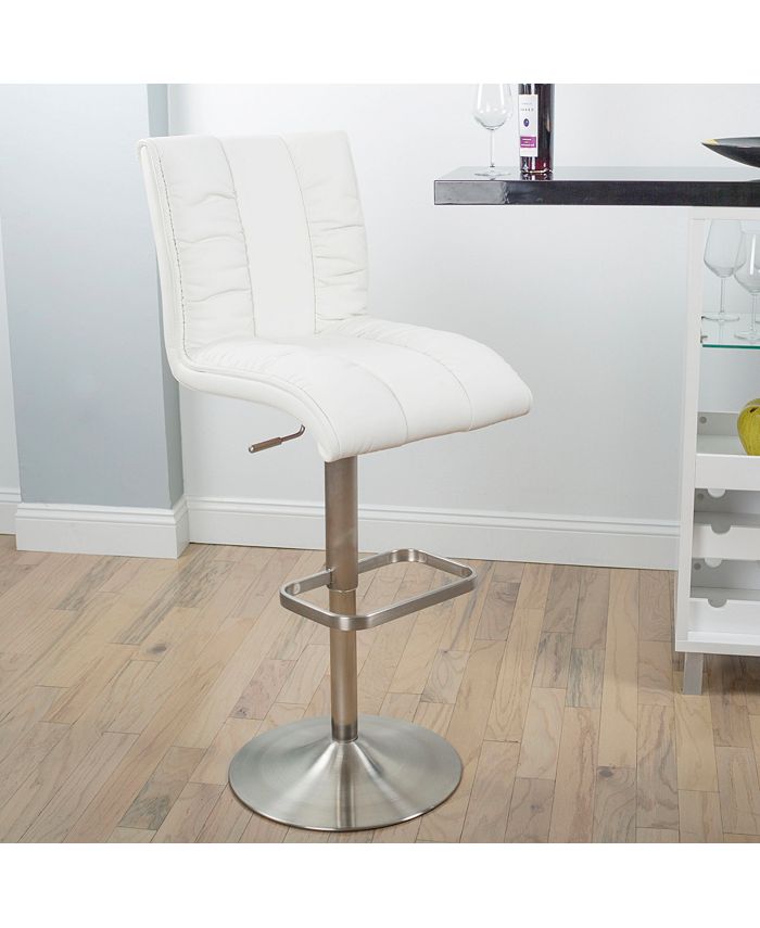 MIX Comphy Adjustable Height Barstool - Macy's