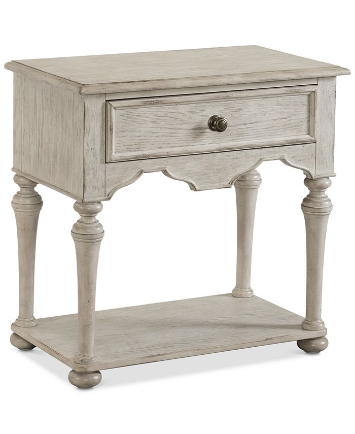 Furniture Closeout! Hadley USB Outlet Nightstand, Created for Macy's ...