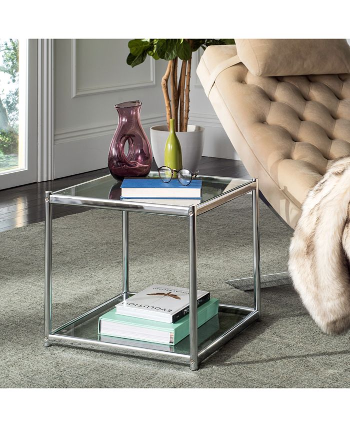 Safavieh Lilias Glass End Table - Macy's