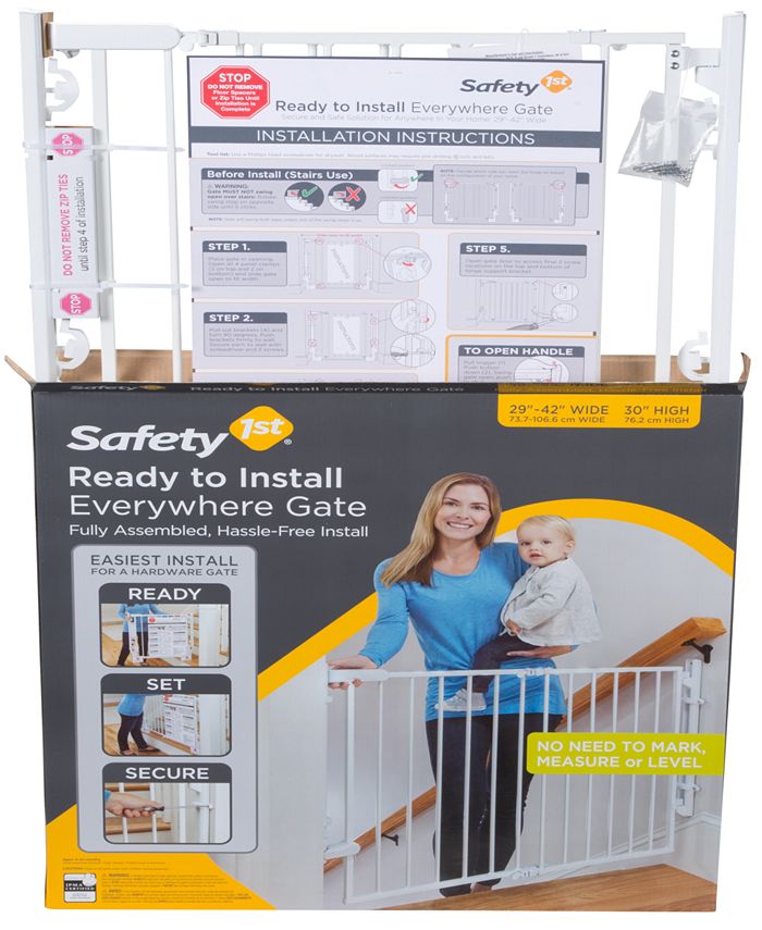 Safety 1st Ready to Install Top of Stairs Gate - Macy's