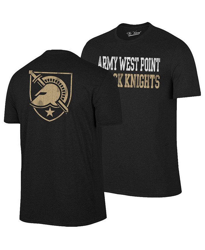 Retro Brand Men's Army Black Knights Team Stacked Dual Blend T-Shirt ...