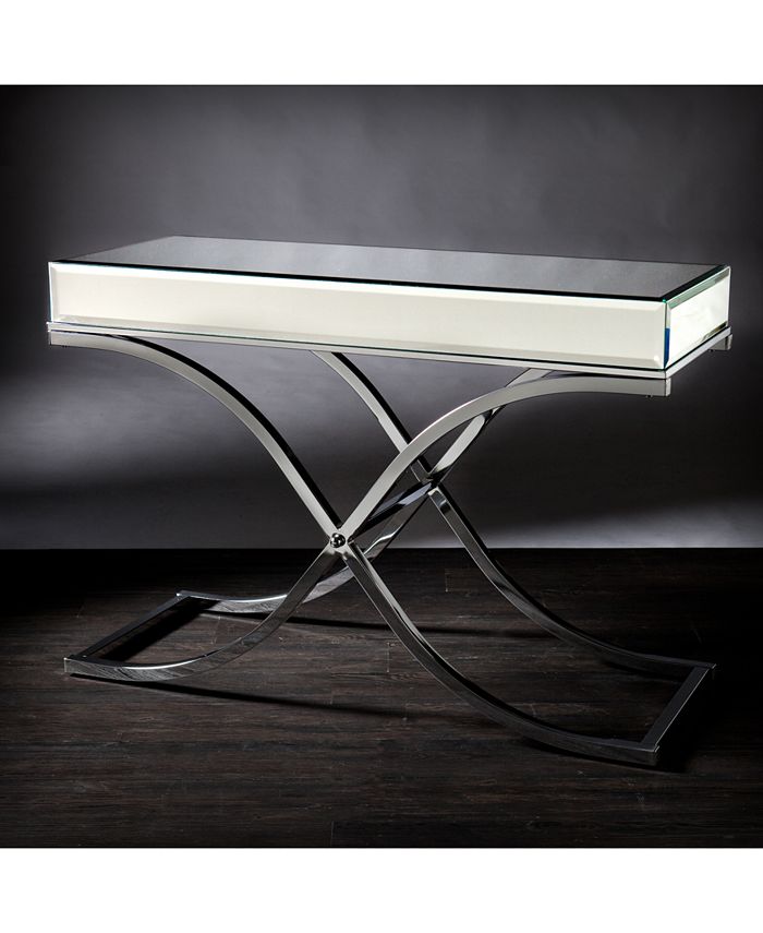 Southern Enterprises Ava Mirrored Console Table - Macy's