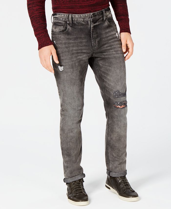 American Rag Men's Slim-Fit Stretch Ripped Jeans, Created for Macy's ...