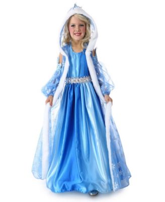Snow Queen Gown and Cape Big Girls Costume - Macy's