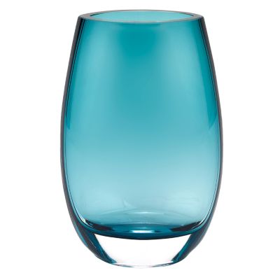 Badash Crystal Crescendo Peacock Blue Vase - Macy's