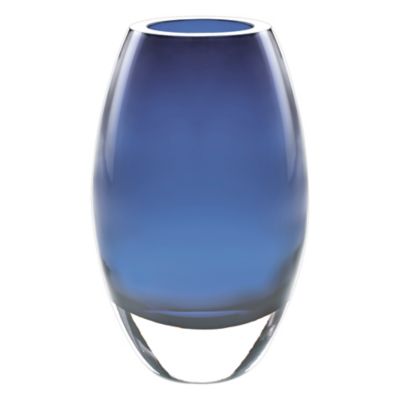 Badash Crystal Radiant Midnight Blue Vase - Macy's