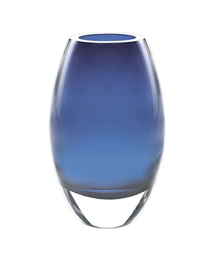 Badash Crystal Radiant Midnight Blue Vase - Macy's