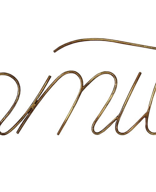 Stratton Home Décor Family Wire Script & Reviews - Wall Art - Macy's